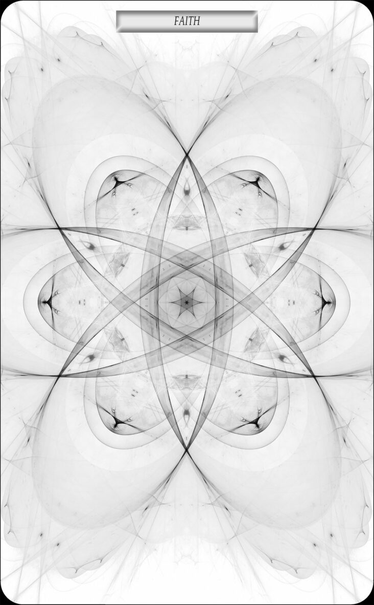 Sacred Geometry 64 Card Oracle Deck – Faith – Sacred DNA Keys